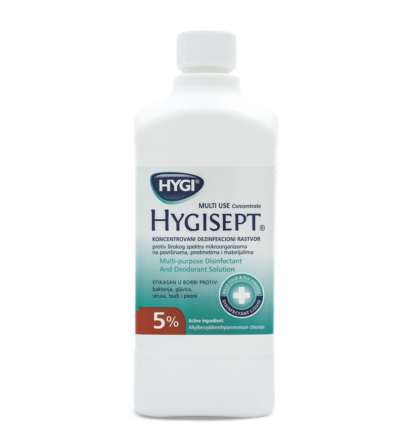 HYGISEPT 1000 KONCENTRAT Dezinfekciono deterdžentski rastvor 5% – Top ...